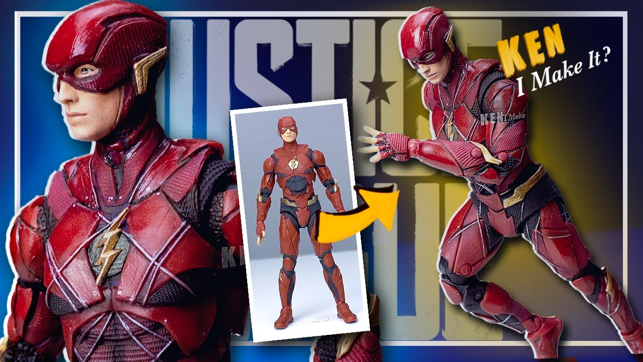 Fixing DC McFarlane THE FLASH Figure - Justice League | Ken I Make It ...