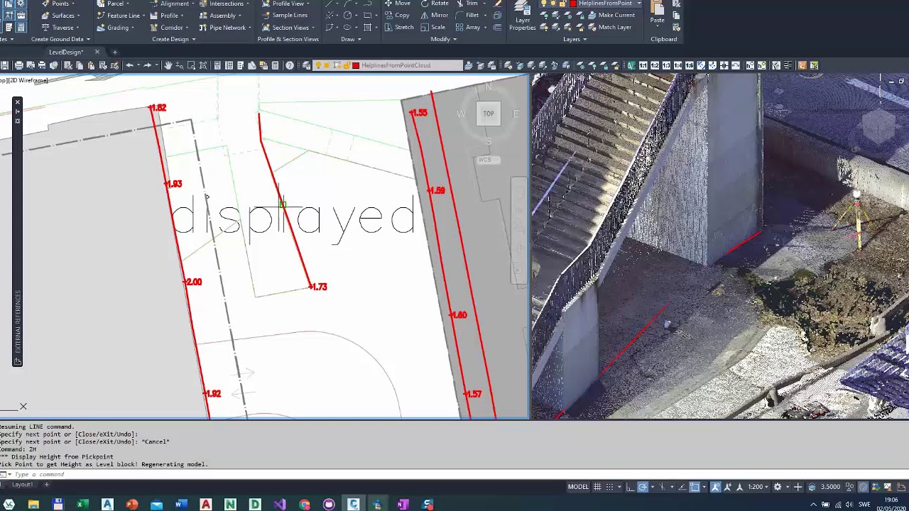 Work with PointClouds in Civil3D - YouTube