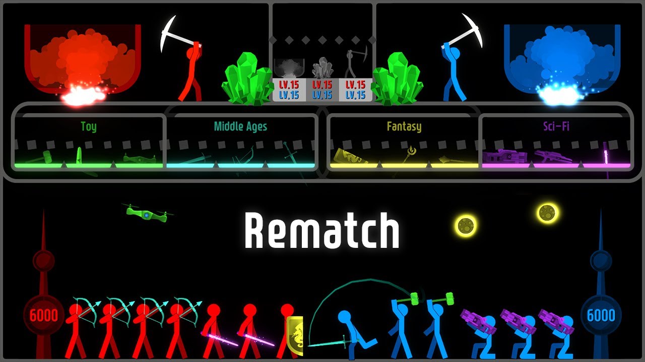 Stickman Fight with 12 Weapons (Rematch) - Stickman & Ragdoll Fight ...