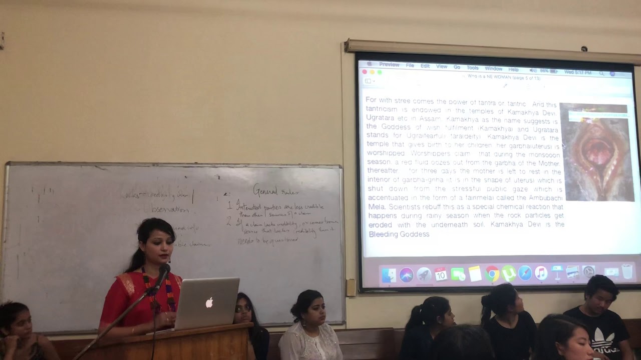 A talk at LSR, DU: Who is a Northeastern Woman? - YouTube