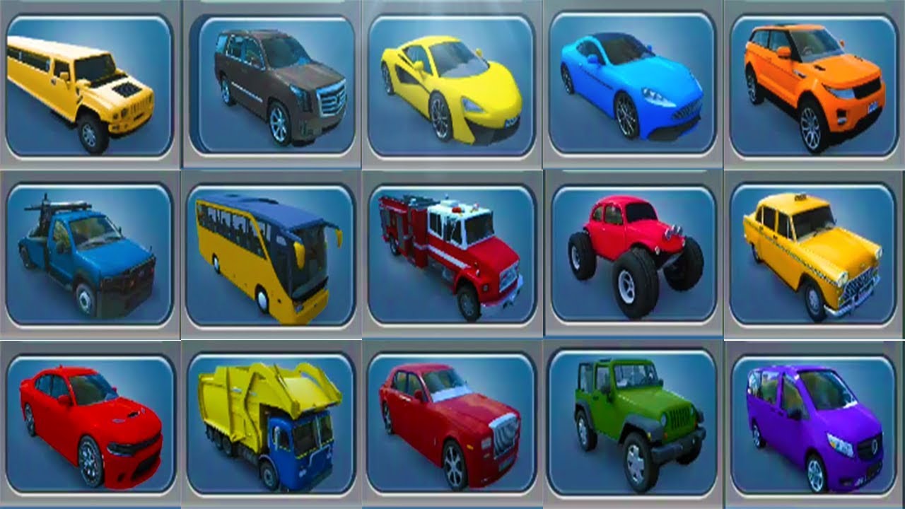 Obstacle Course Car Parking All 15 Vehicles Unlocked Android Gameplay ...