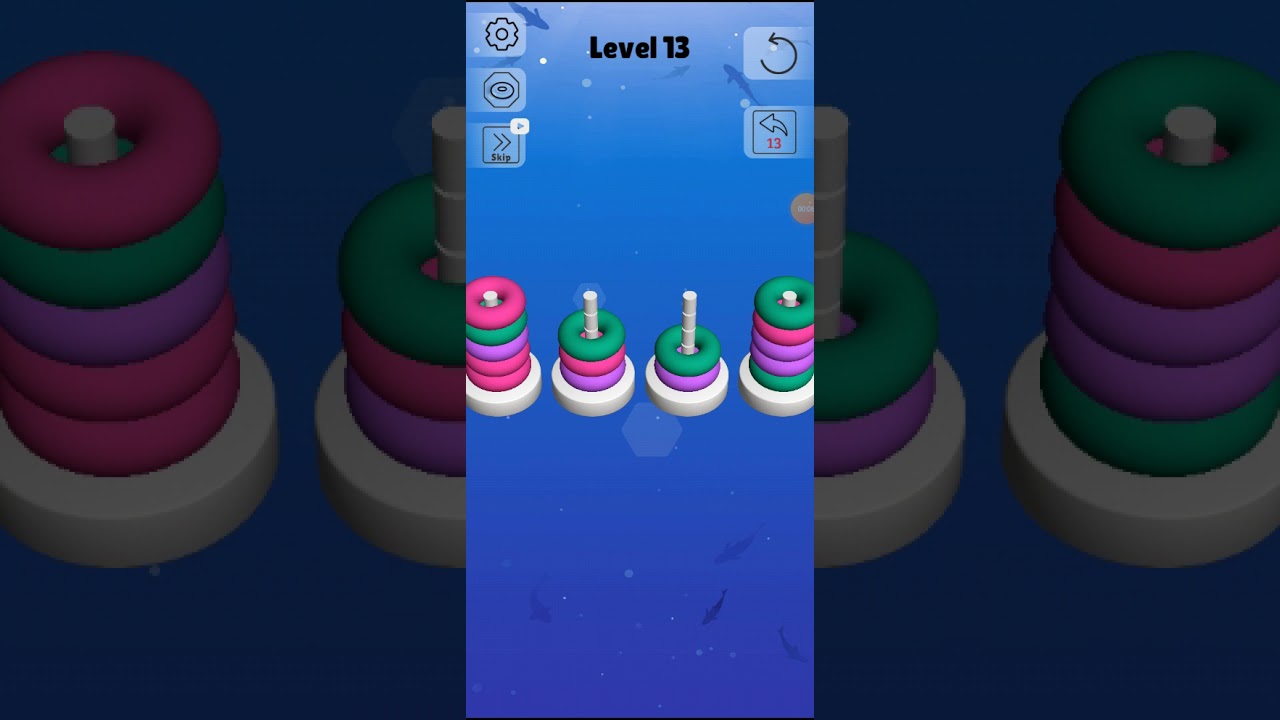 Sort Stack level 13 Walkthrough Solution - YouTube