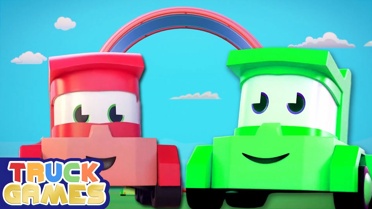 Truck Games - Le Looping ! | Dessin animé de véhicule pour les enfants ...