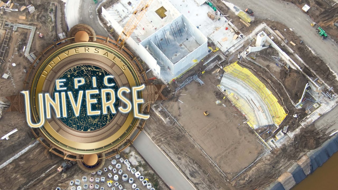 Universal’s Epic Universe Orlando Construction Update | NEW Rides are ...