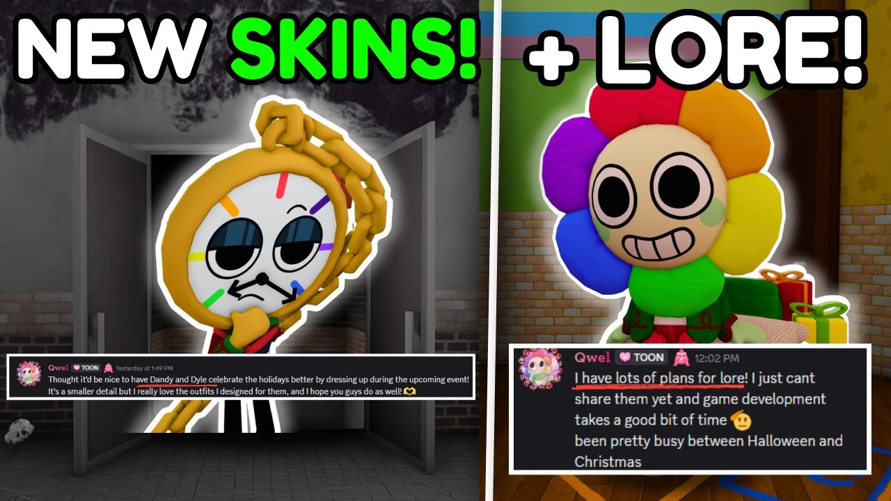 New LETHAL Christmas Skins + HUGE Dandy’s World Lore Update! - YouTube
