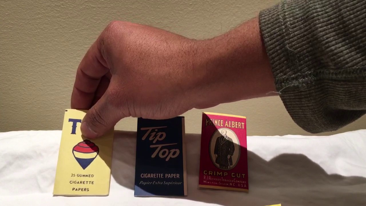 Rolling Paper Collection: Vintage Paper booklets - YouTube