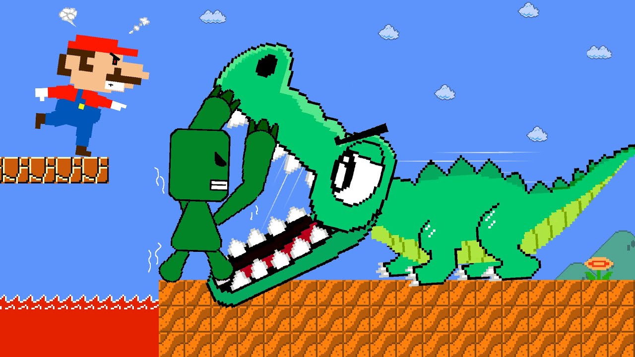 Mario Escape and Rainbow Friends vs the Giant Crocodile Dentist Maze ...