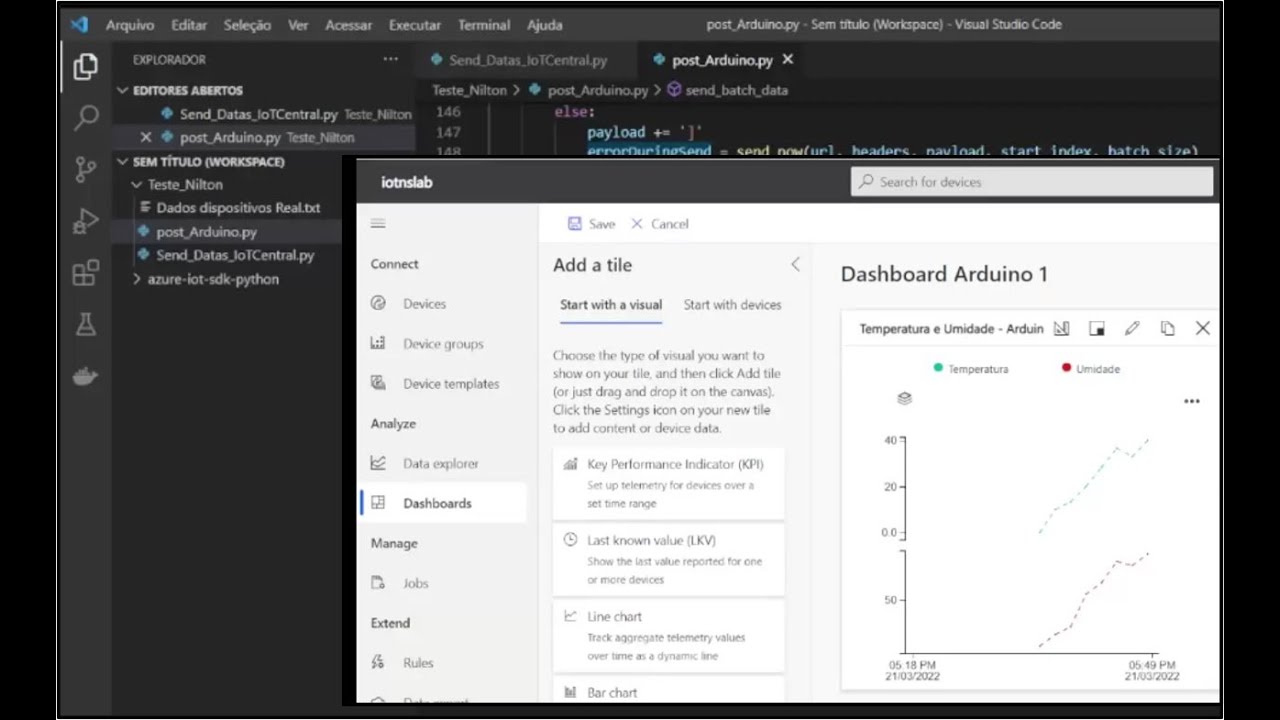 Arduino Azure IoT Central Python - Tutorial 2/3: Python SDK requests ...