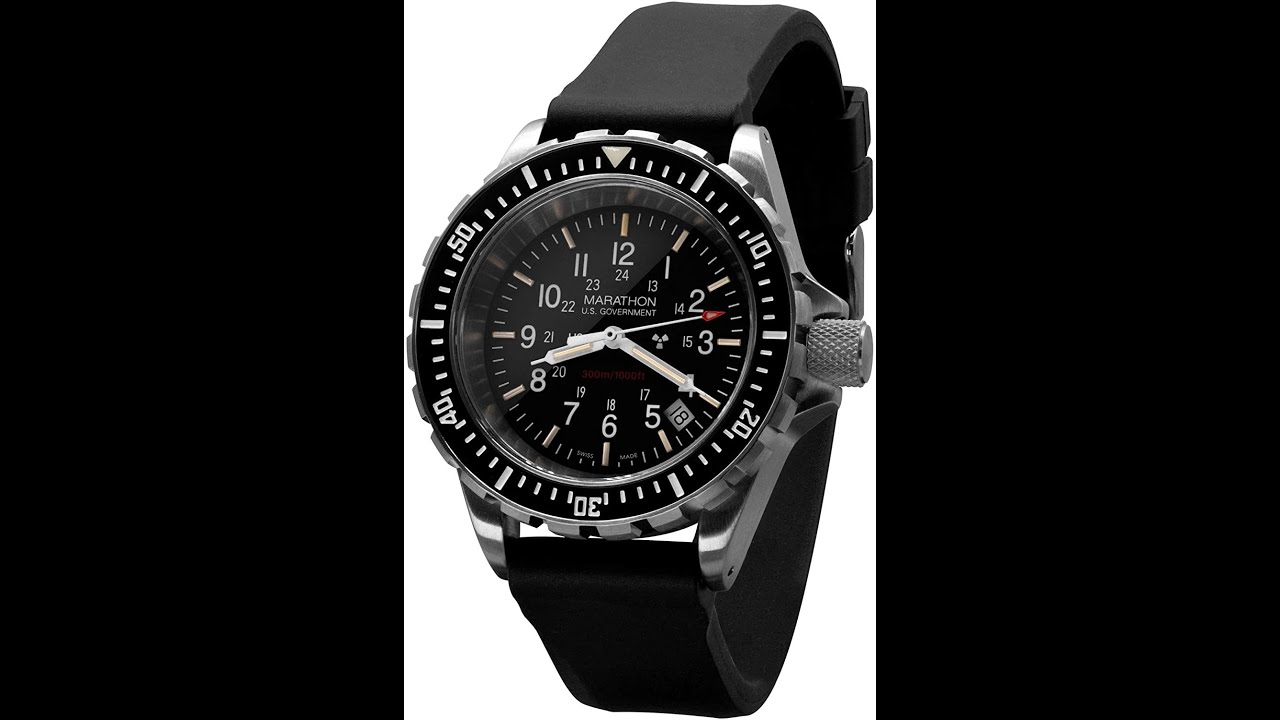 Unboxing & Review: Marathon TSAR Military Spec Quartz Dive/SAR Watch ...