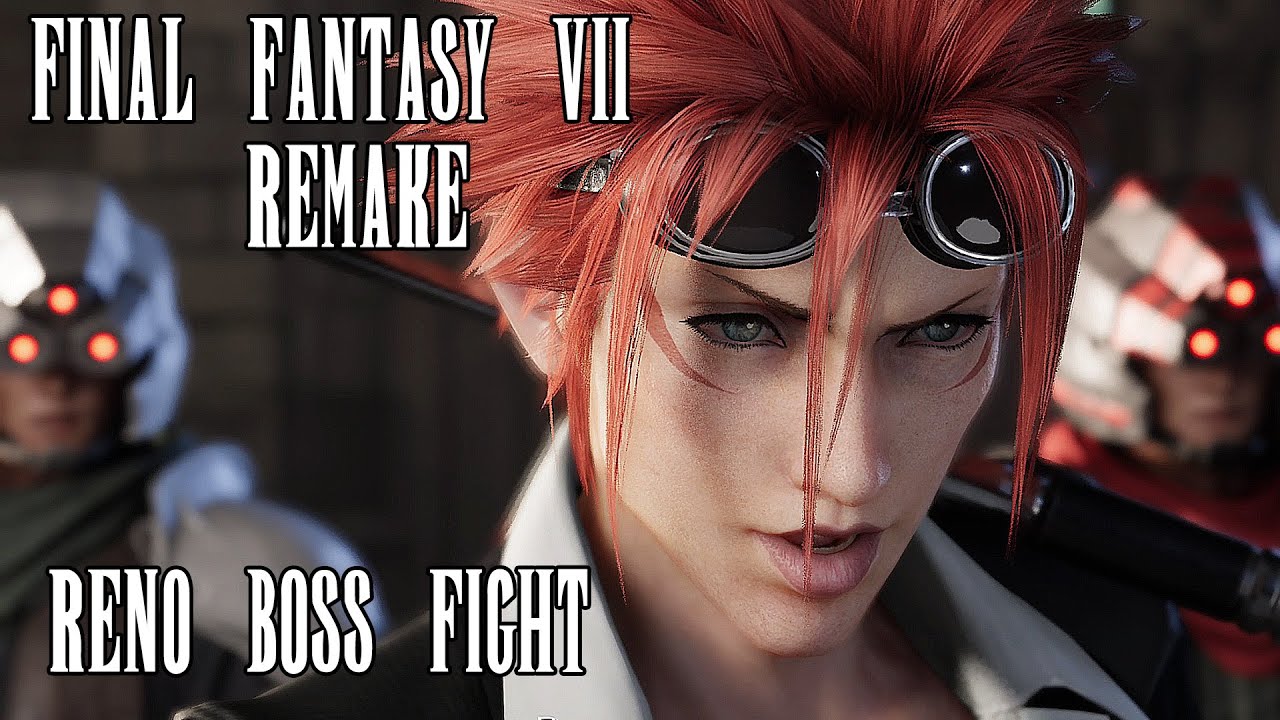 Reno BOSS FIGHT - Final Fantasy 7 Remake in 4K | SPOILER WARNING, no ...