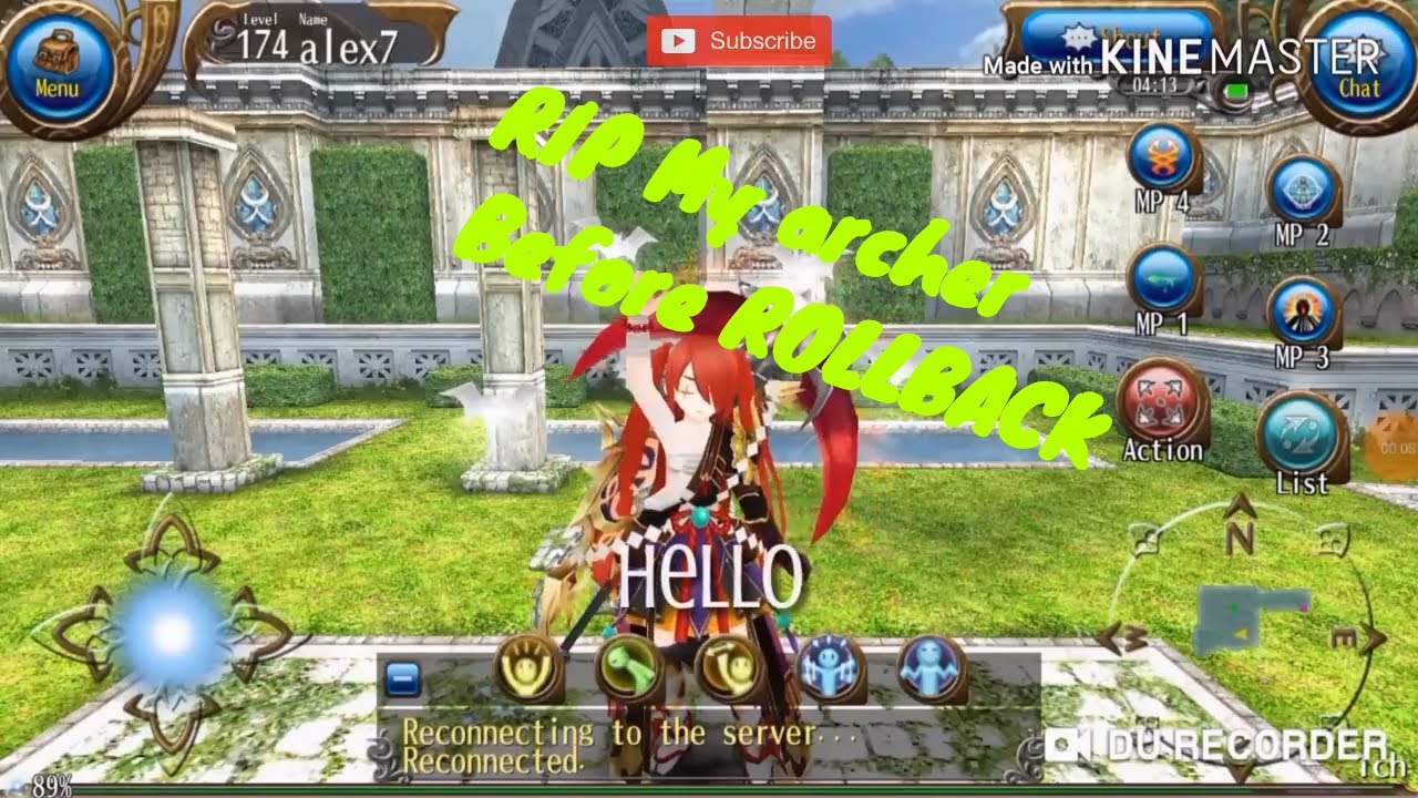 Toram Online (ROLLBACK) ~ RIP My Archer before ROLLBACK - YouTube