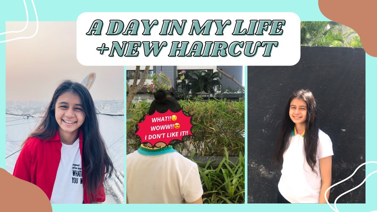 A DAY IN MY LIFE + NEW HAIRCUT VLOG | RASHI SHAH - YouTube