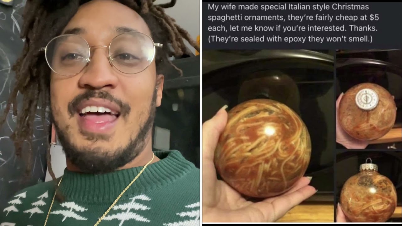 Spaghetti Filled Christmas Tree Ornaments🎄🍝 - YouTube