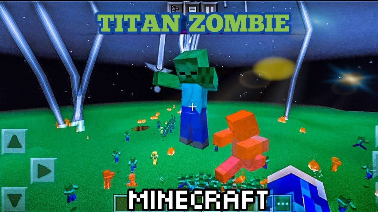 THE RISE OF TITAN ZOMBIE IN MINECRAFT||#gamerdays - YouTube