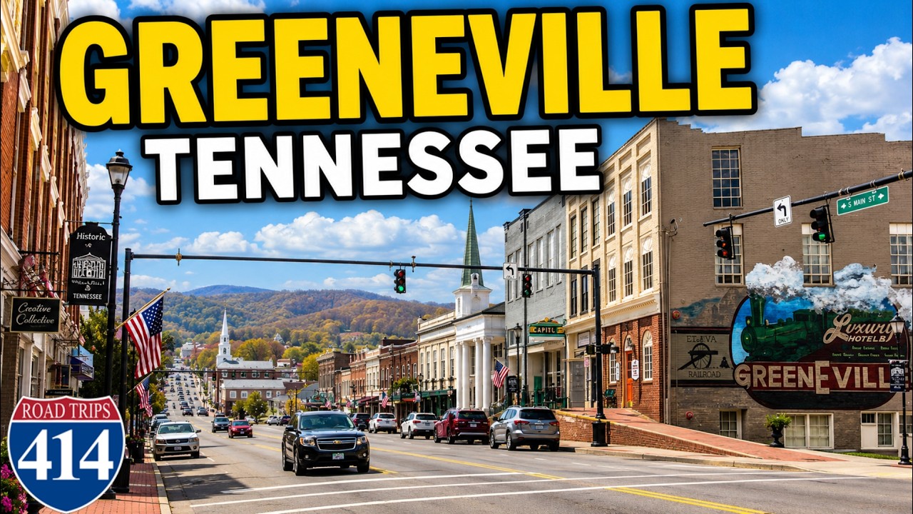 Driving through Greeneville, Tennessee - YouTube