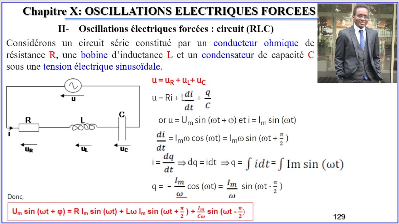 Oscillations électriques forcées (Cours de Physique Niveau Terminale ...