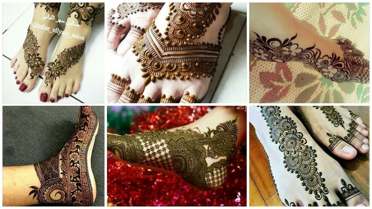 Beautiful Feet Mehndi Design | Top 100 Beautiful Feet Mehndi Design ...