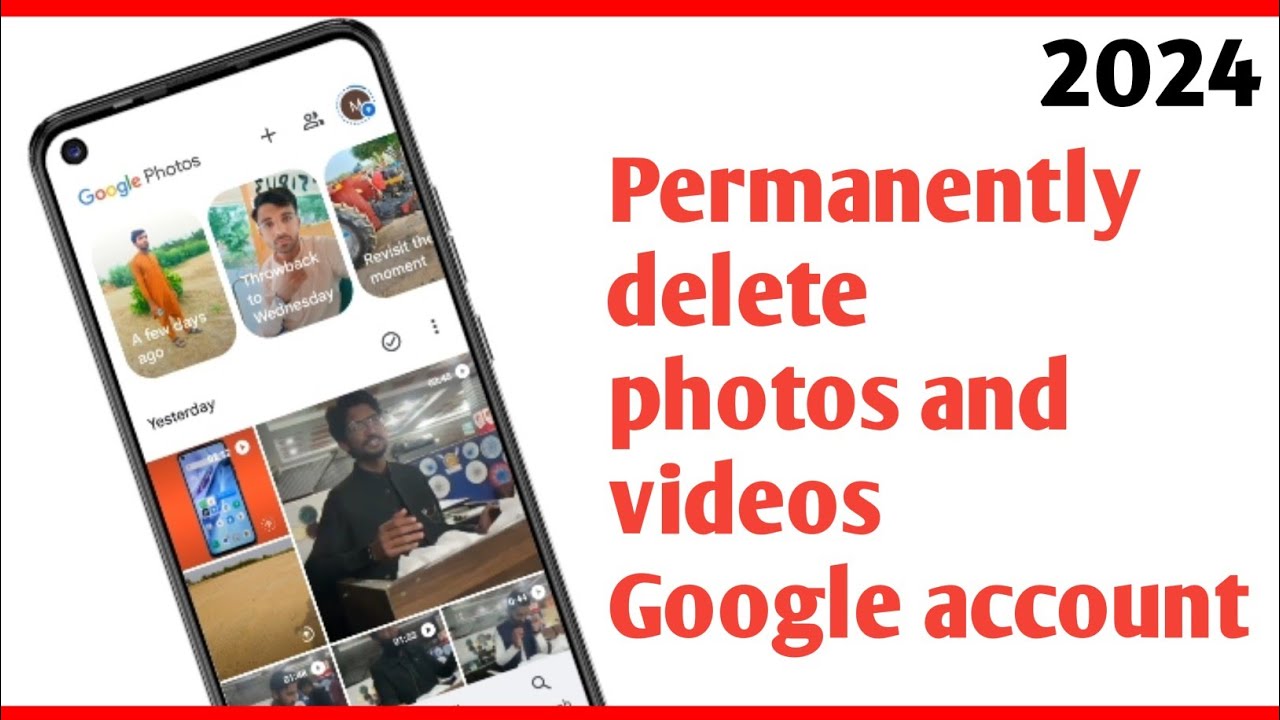 How to permanently delete photos and videos from Google account 2024 ...