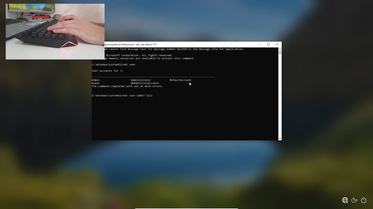 How to reset Windows 10 password - YouTube