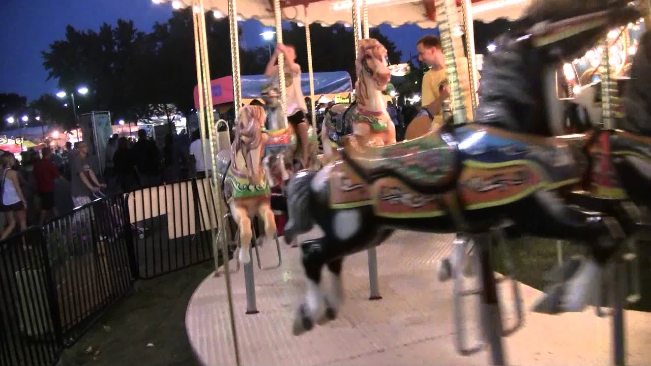 Riding the Carousel at the State Fair, August 26, 2012 - YouTube