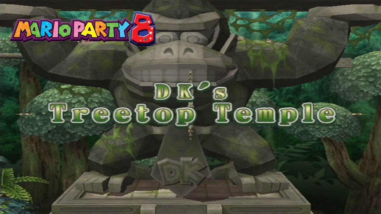 Mario Party 8: DK's Treetop Temple (4 Player) - YouTube