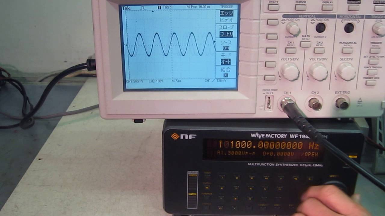 NF Corporation WF1943A Multi-Function Generator 動作確認 - YouTube