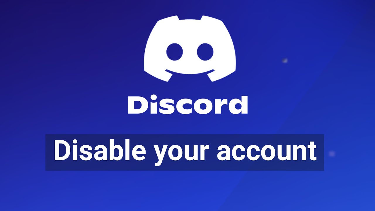 How to Disable Your Discord Account! (Deactivate Discord Account) - YouTube