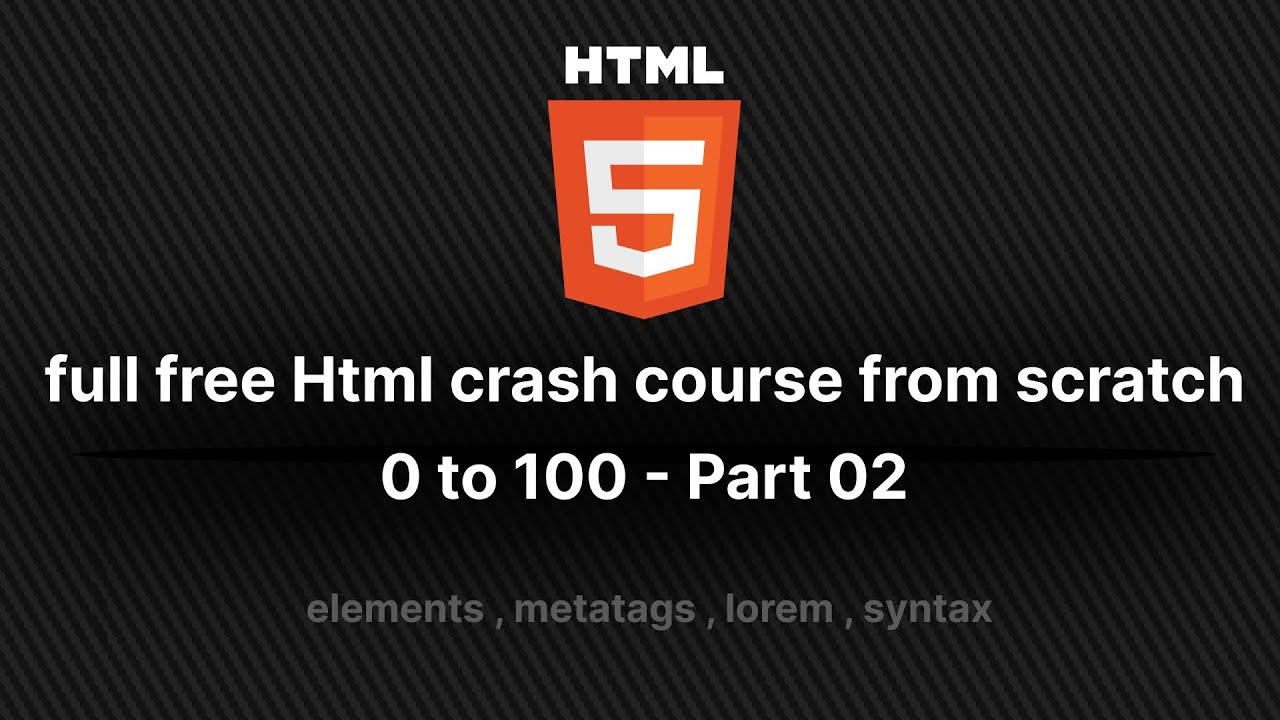 HTML Elements Explained – Complete Beginner Tutorial (Web Development ...