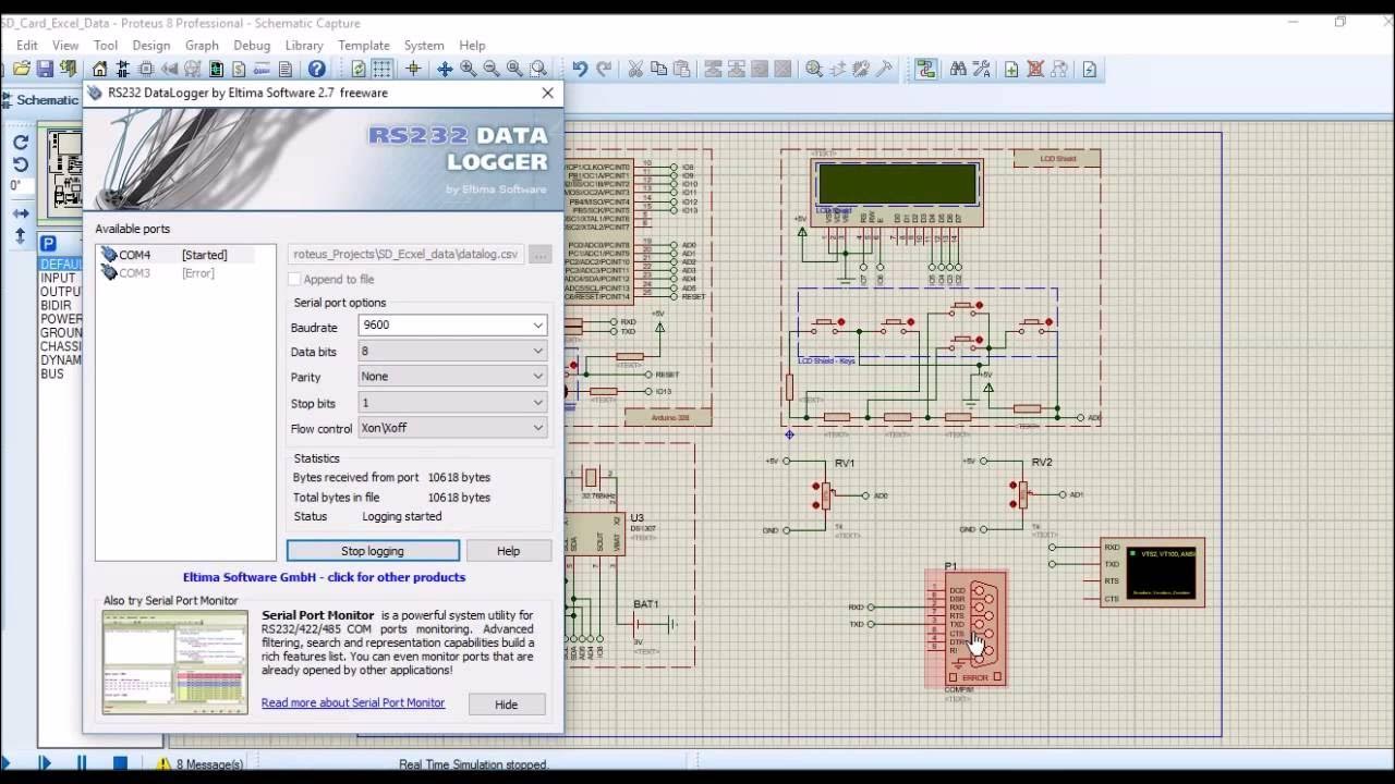 Simulando Arduino e SD Card Data Proteus - YouTube
