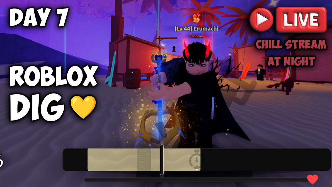 Day 7 Main Roblox Dig🧡 PART II 🔴LIVE - YouTube