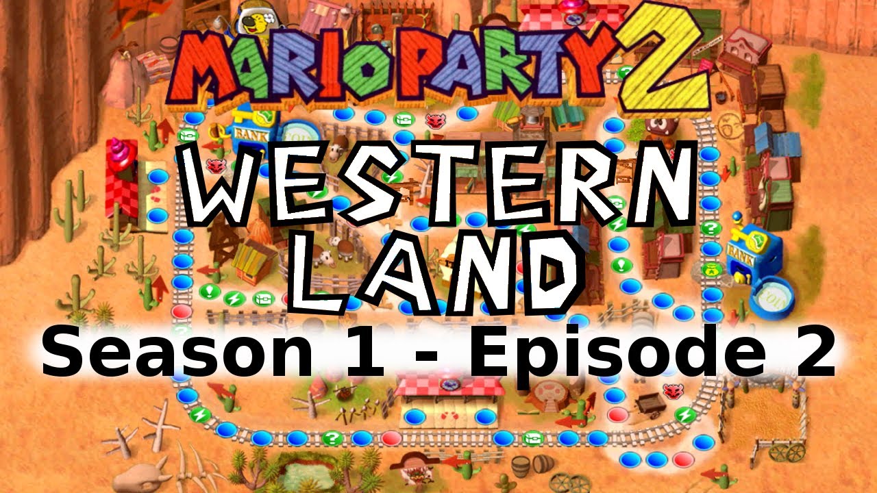 LP Every Mario Party - Western Land (Mario Party 2) - YouTube