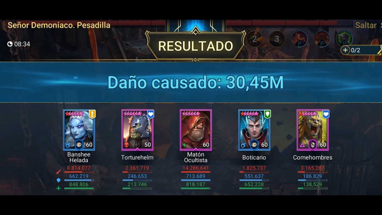 CB NIGHTMARE VOID MANEATER 5:3 jefe de clan PESADILLA RAID Shadow ...