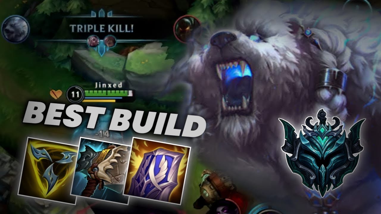 VOLIBEAR WILD RIFT : NEW BEST BUILD IS OP PATCH 4.2A | SOLO RANKED ...