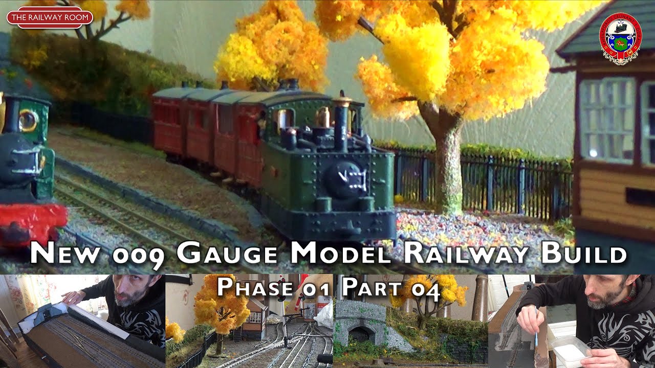 New 009 Scale Model Railway Build - Phase 01 Part 04 | The Railway Room ...