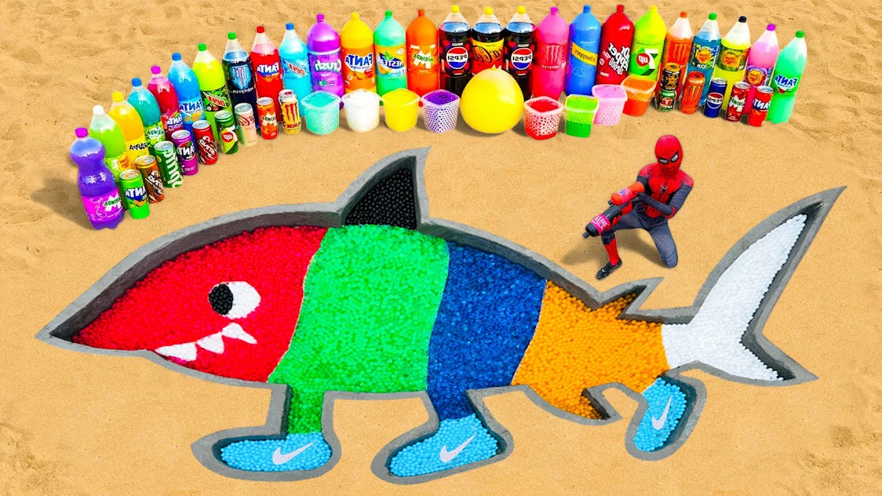 How to make Rainbow Tralalero Tralala Meme with Orbeez, Giant Fanta ...