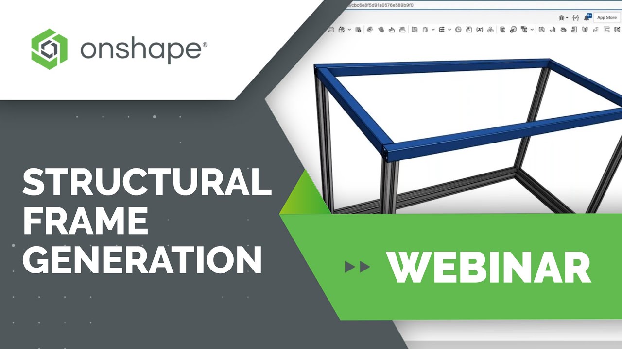Structural Frame Generation in Onshape - YouTube