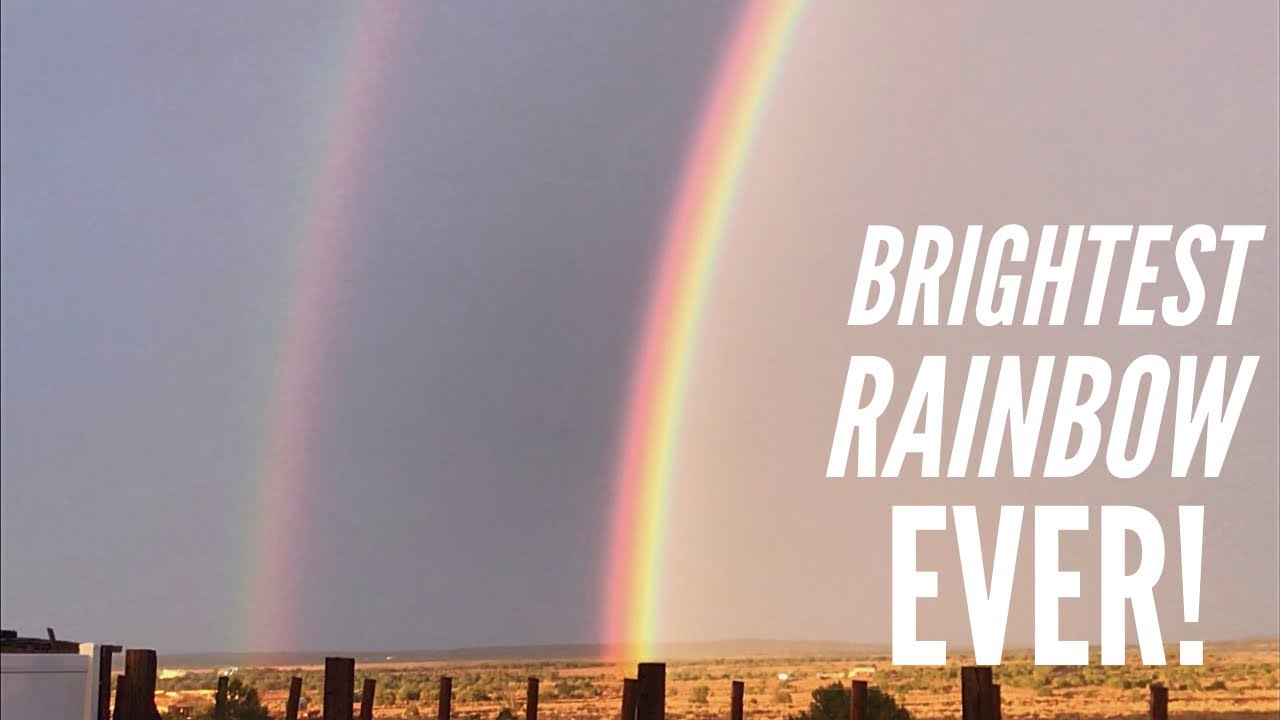 BRIGHTEST DOUBLE RAINBOW EVER RECORDED - YouTube