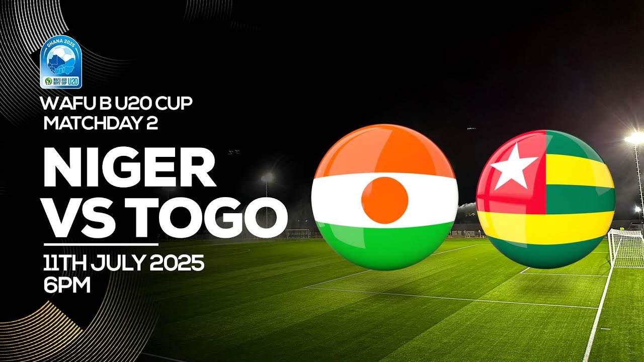 LIVE | NIGER VS TOGO | WAFU B U-20 - YouTube