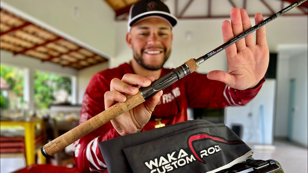 UMA VARA PRA USAR EM QUASE TODO BRASIL 【 WAKA CUSTOM RODS 】 - YouTube