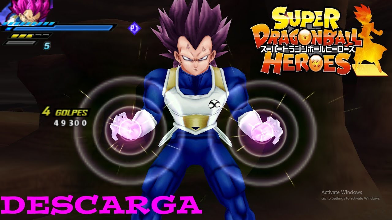 (DESCARGA) Vegeta Ultra Ego [Infinity Symbol] SDBH: Dragon Ball Z ...