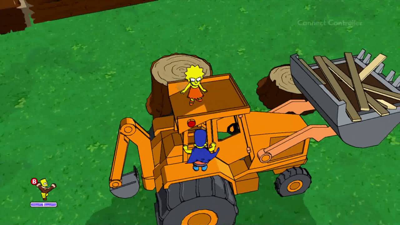 Saving The Forest - The Simpsons Game part 4/ Twonathon - YouTube