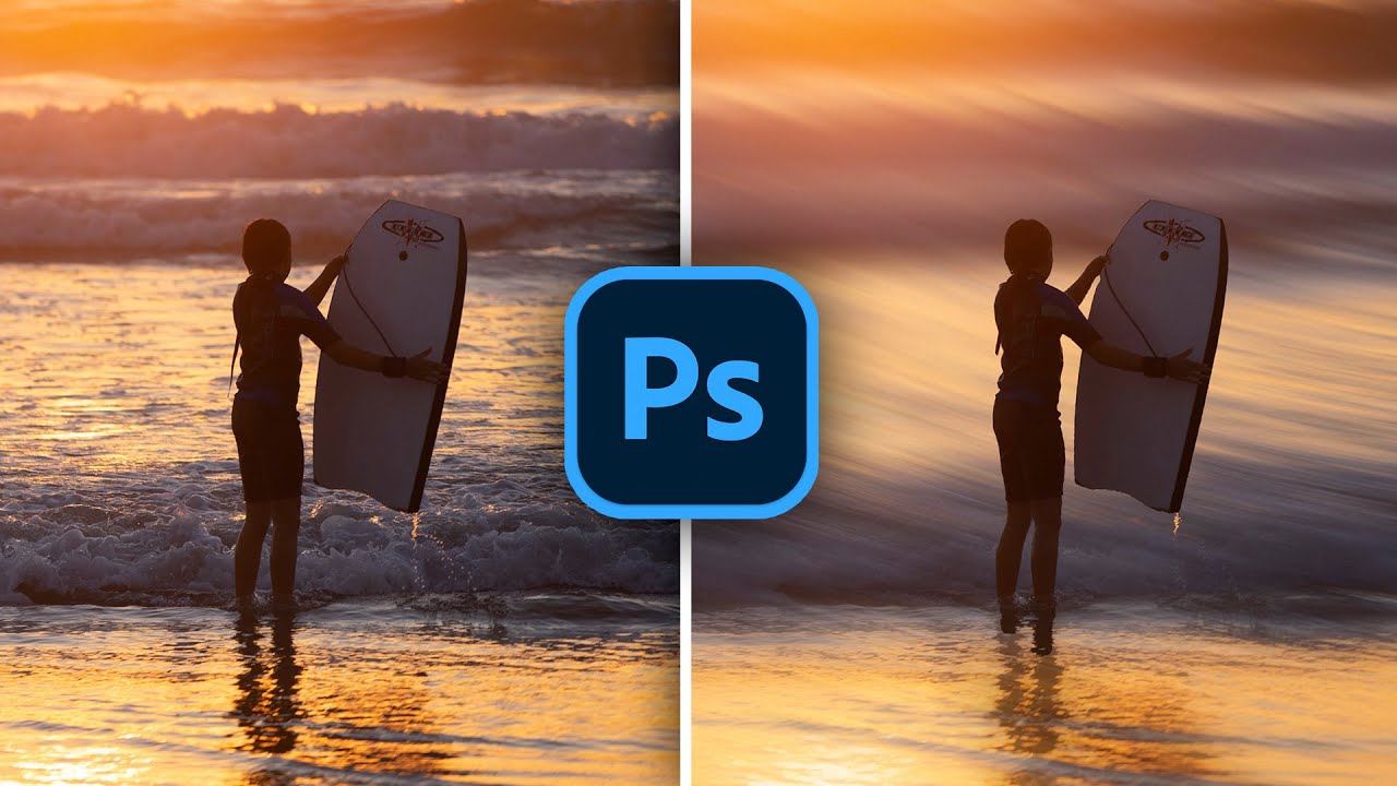 Create an abstract ADAMSKI blur in Photoshop - YouTube