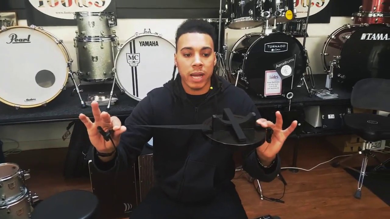 Bill Sanders 7" Strap On Knee Practice Pad - FootesMusic Demo ...