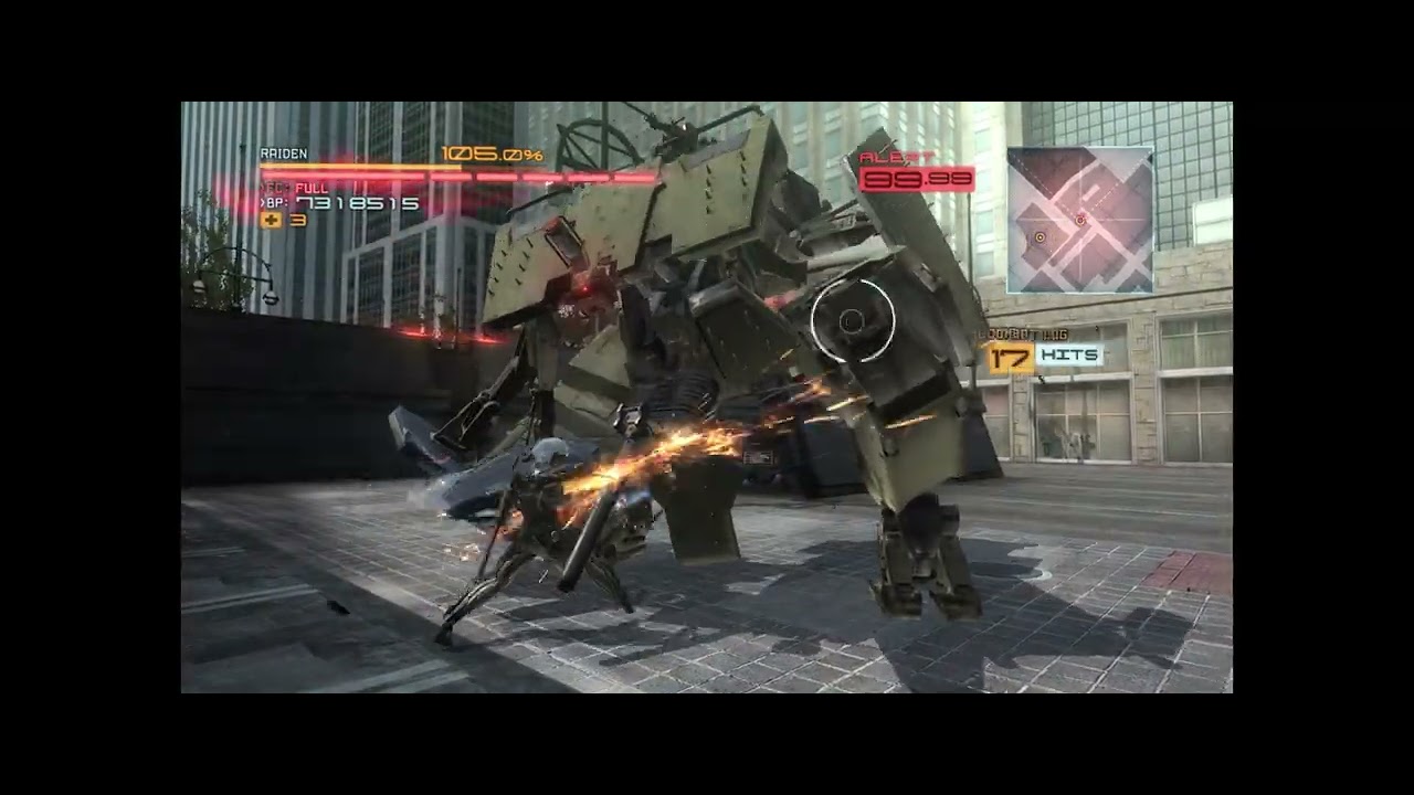 Metal Gear Rising Revengeance | Blade Mode in Real Time - YouTube