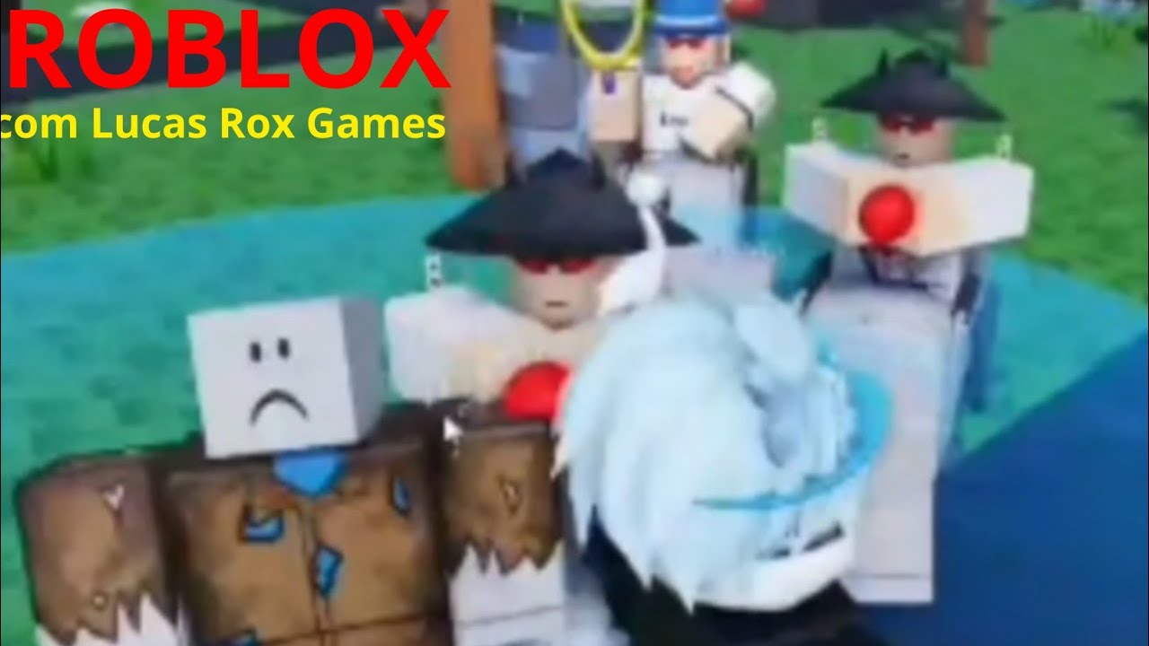 JOGANDO ROBLOX COM LUCAS ROX GAMES - YouTube