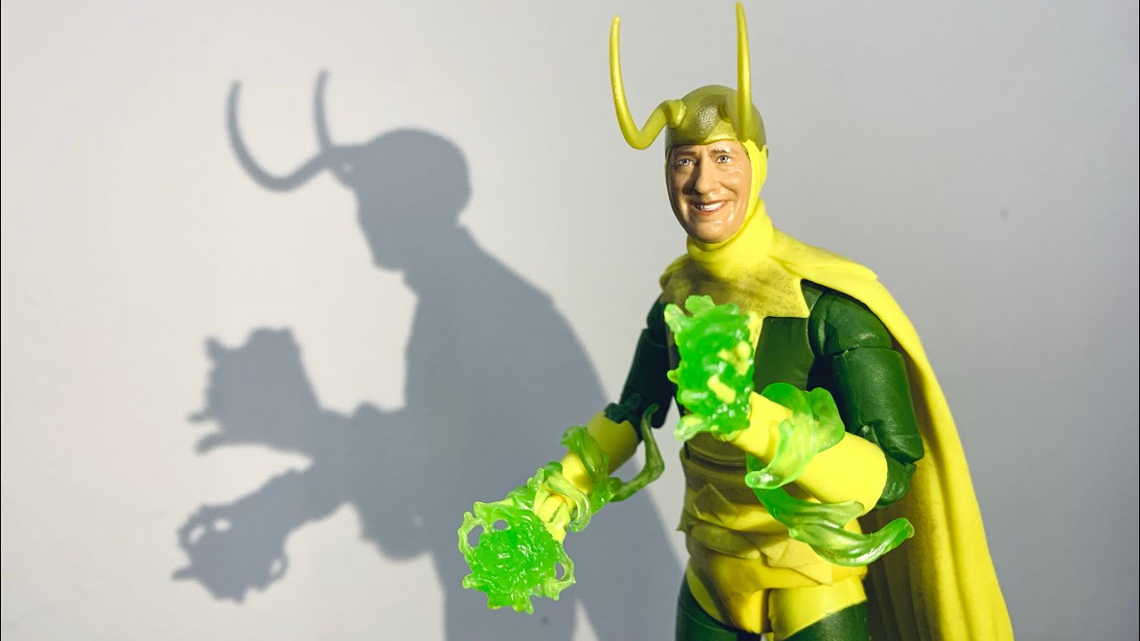 Marvel Legends Konshu BAF Wave Classic Loki Figure Review - YouTube