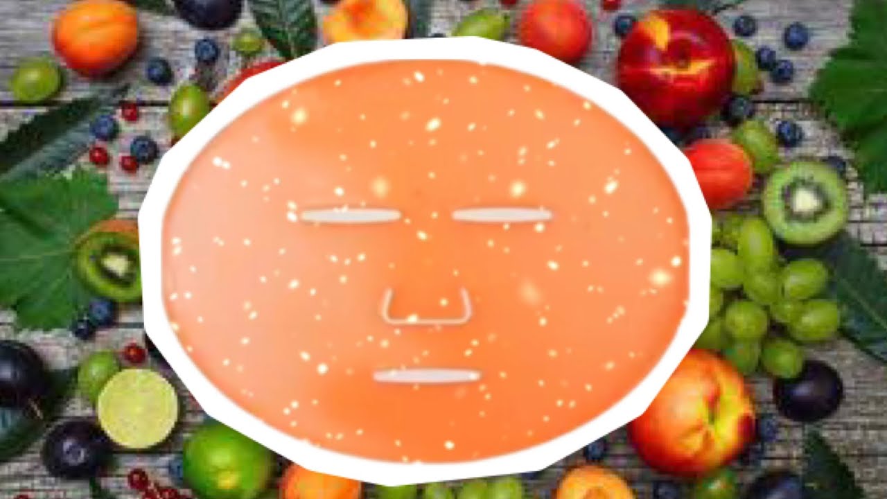 I Made Face Mask Random Fruit - YouTube
