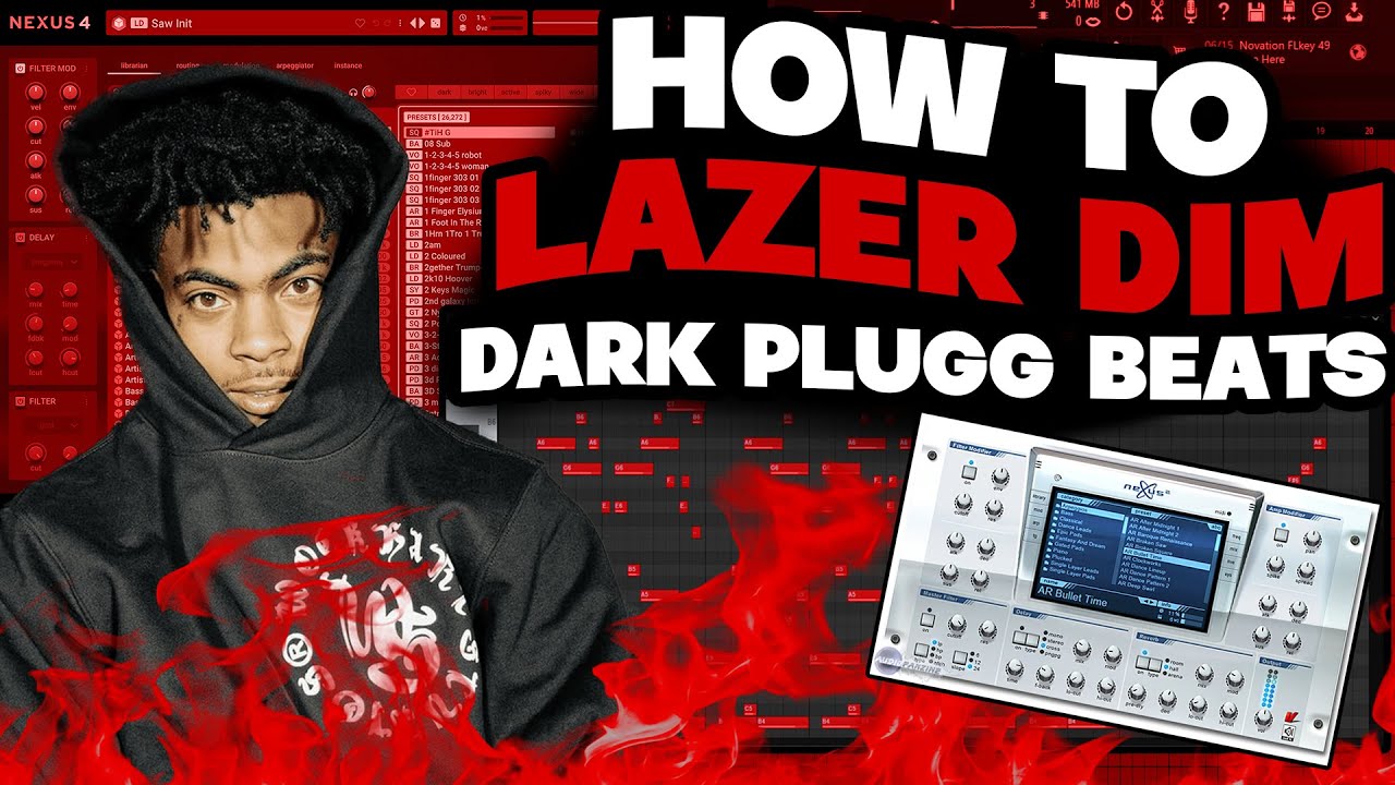 [BEST VSTs] How To Make Dark Plugg Beats For Lazer Dim 700 - YouTube