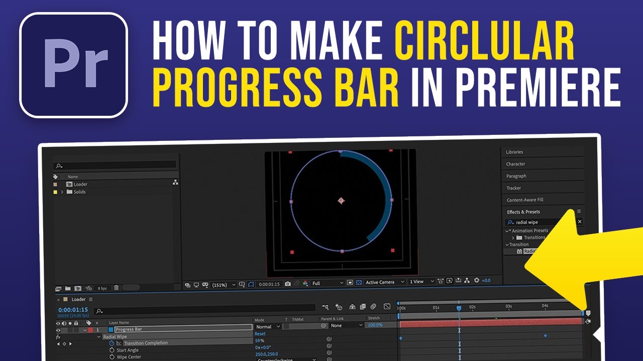 How to Make Circular Progress Bar in Premiere Pro (2024) - YouTube