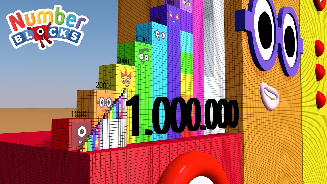 Looking for Numberblocks Step Squad 1 vs 10000 to 2000000 MILLION ...